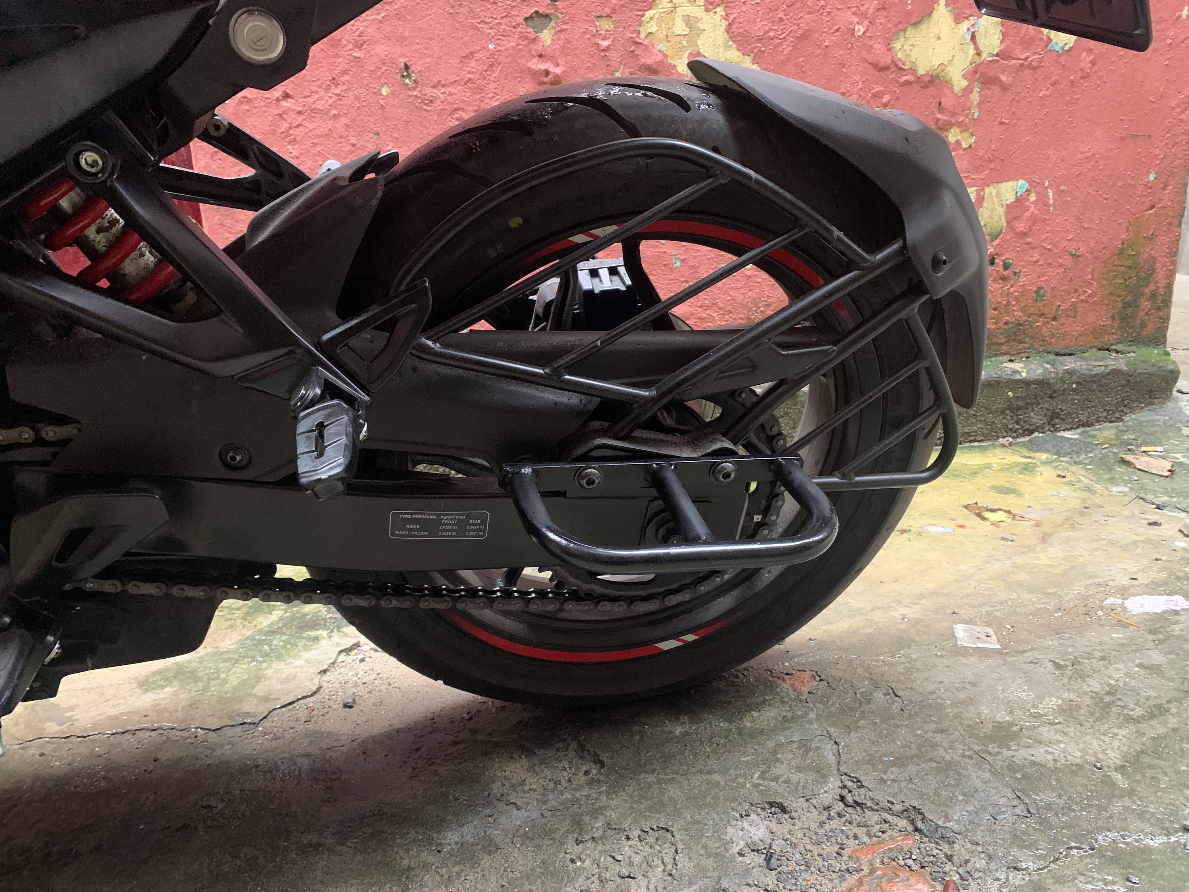 Oxtusk Ladies Footrest for Bajaj Pulsar NS400Z – Premium Pillion ...